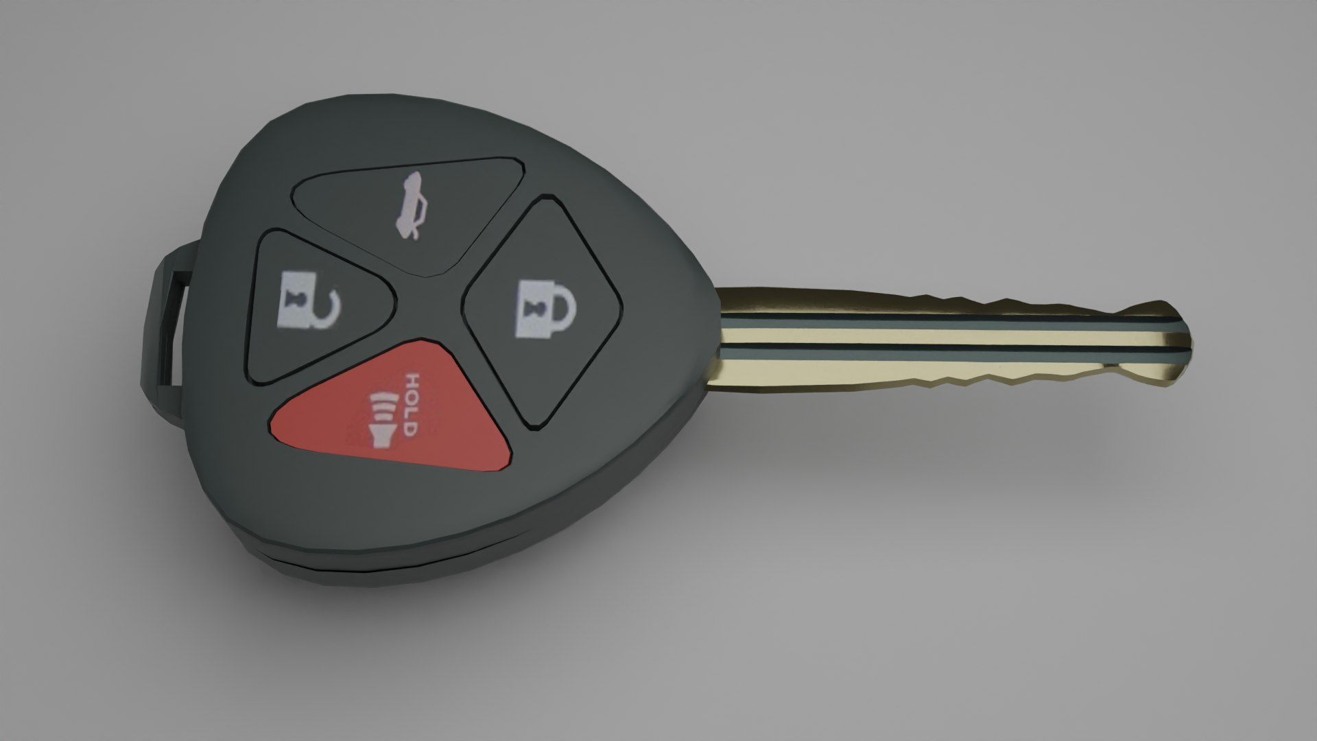 3D Toyota Car Keys Model - TurboSquid 2435960