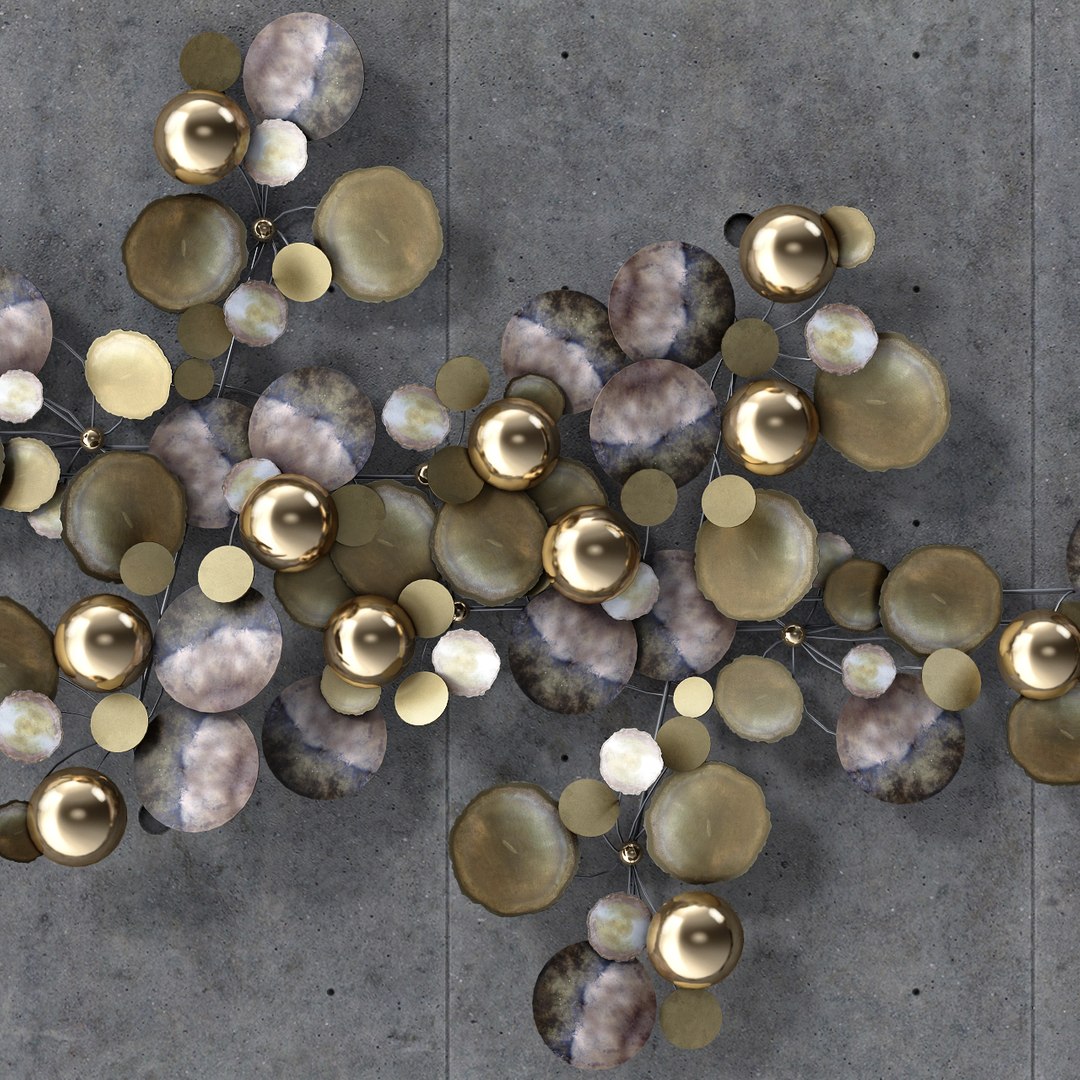 1stdibs Large Brass Curtis 3d Max