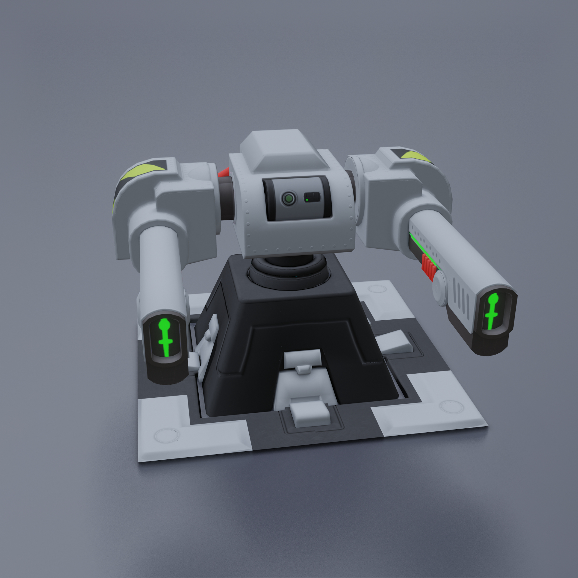 Scifi turret 3D model - TurboSquid 1677151