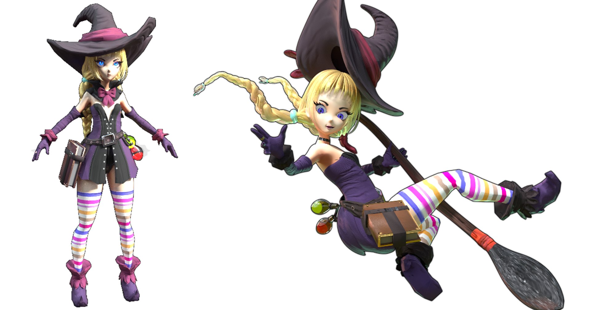 Female Wizard - Pbr 3D Model - TurboSquid 1627472