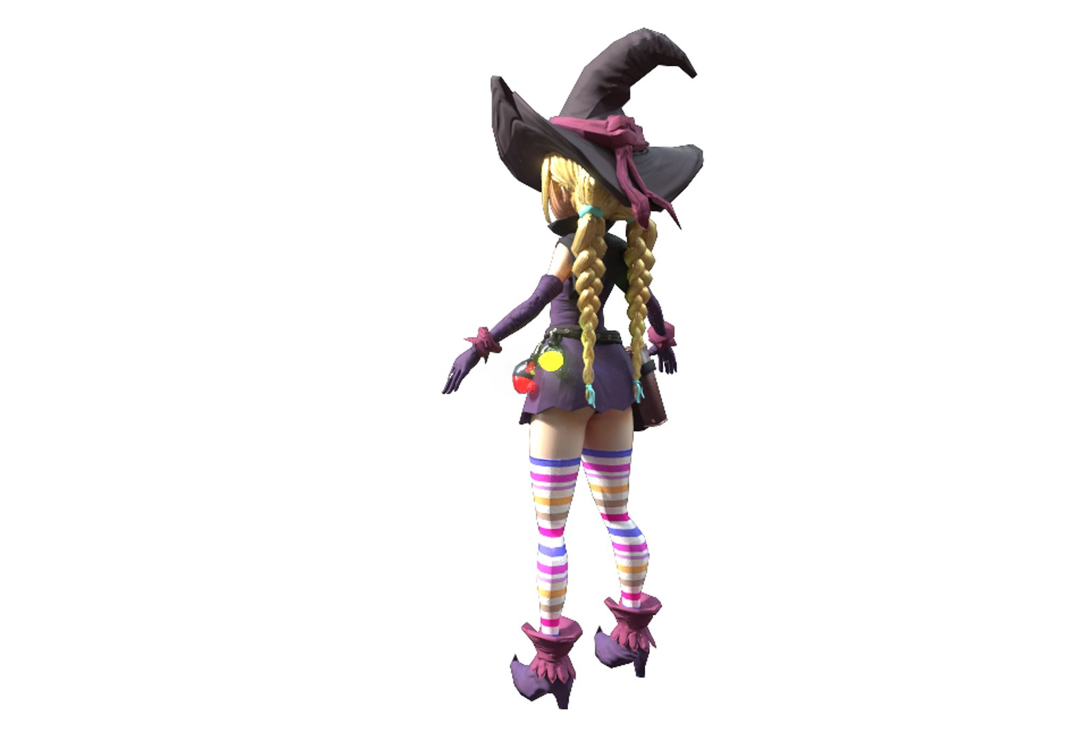 Female Wizard - Pbr 3D Model - TurboSquid 1627472