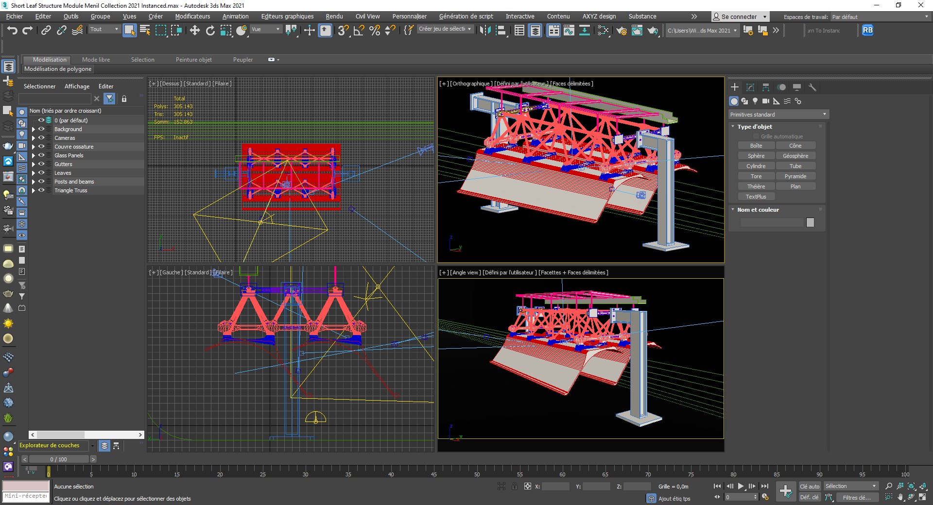 Free 3D Menil Collection Structure Details - TurboSquid 1855487