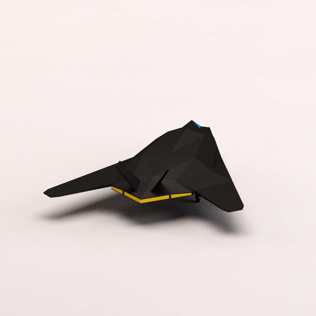 Max Cartoon Stealth Bomber
