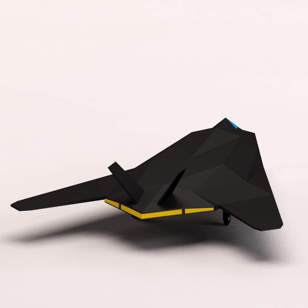 Max Cartoon Stealth Bomber
