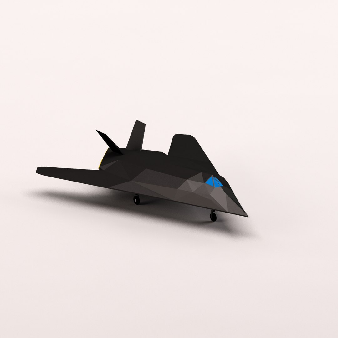 Max Cartoon Stealth Bomber