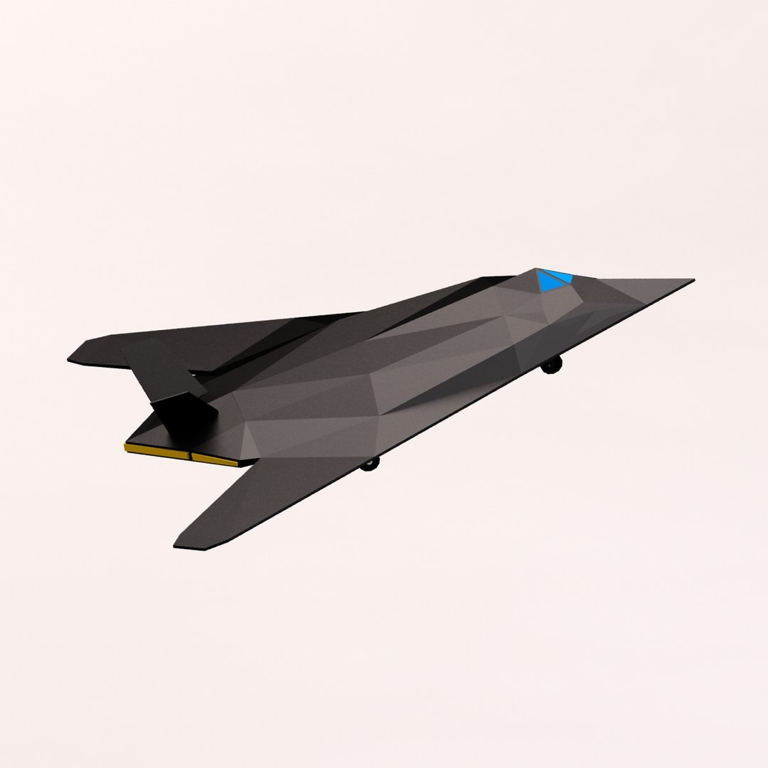 Max Cartoon Stealth Bomber