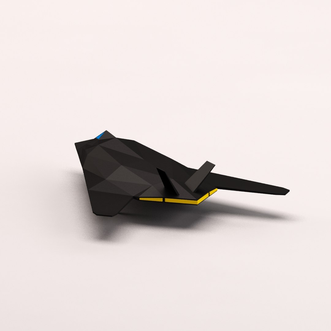 Max Cartoon Stealth Bomber