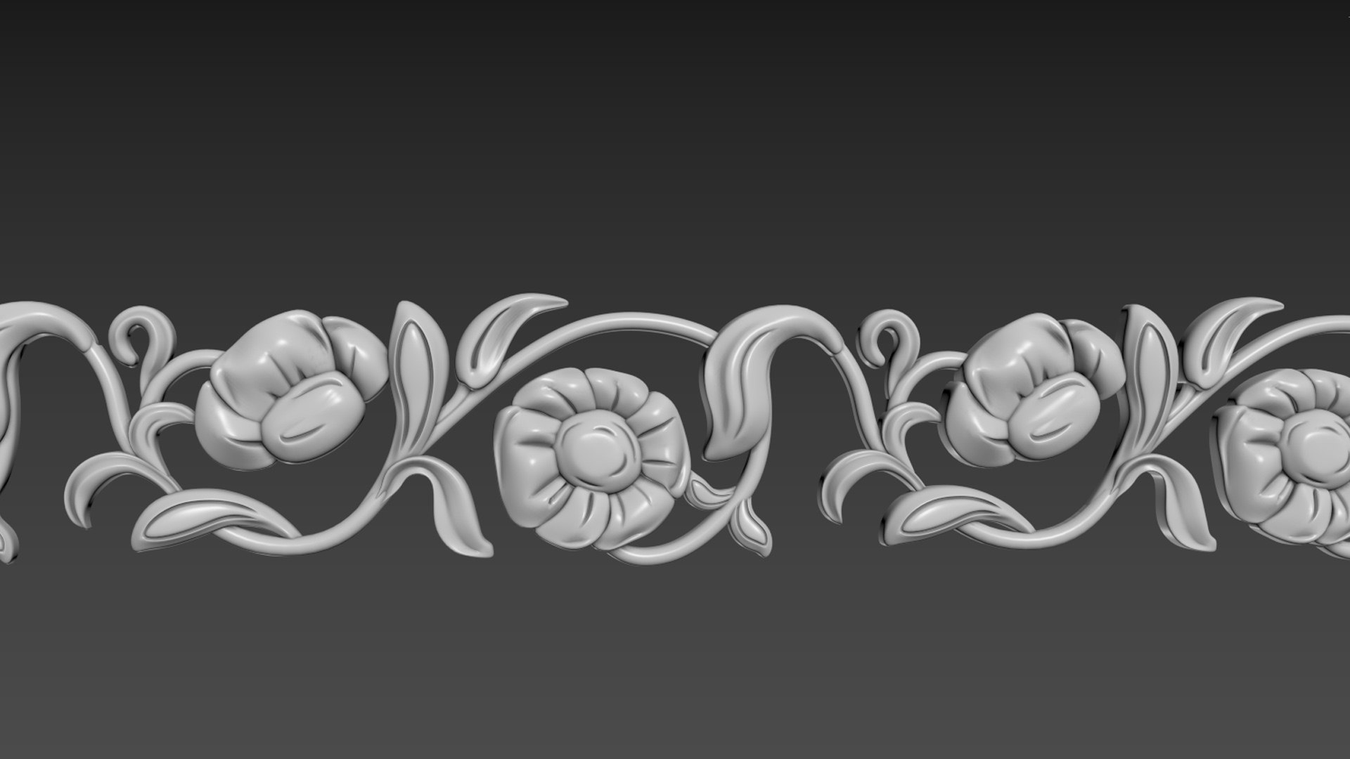 3D Molding Flowers Model - TurboSquid 2144240