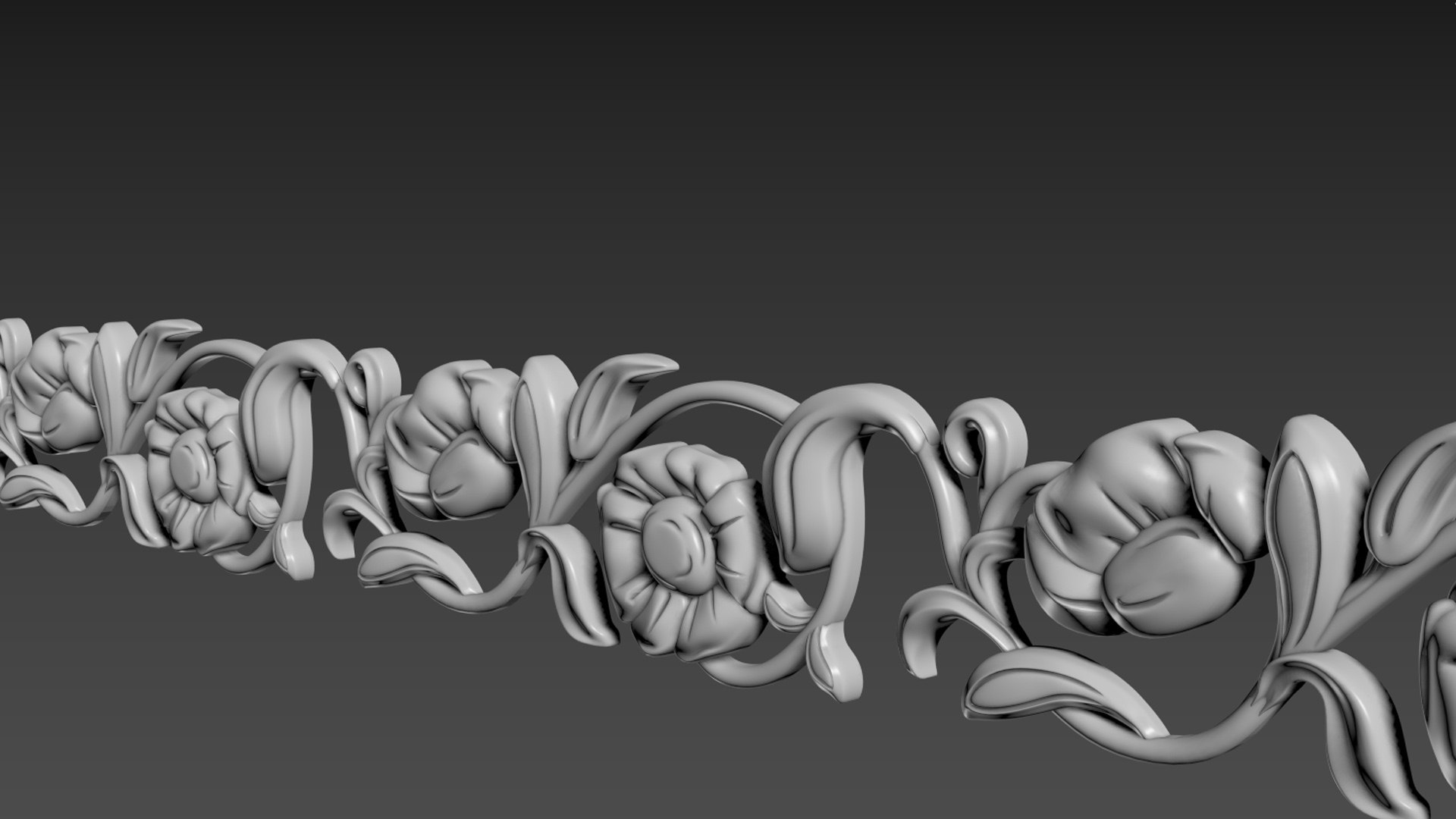 3D Molding Flowers Model - TurboSquid 2144240