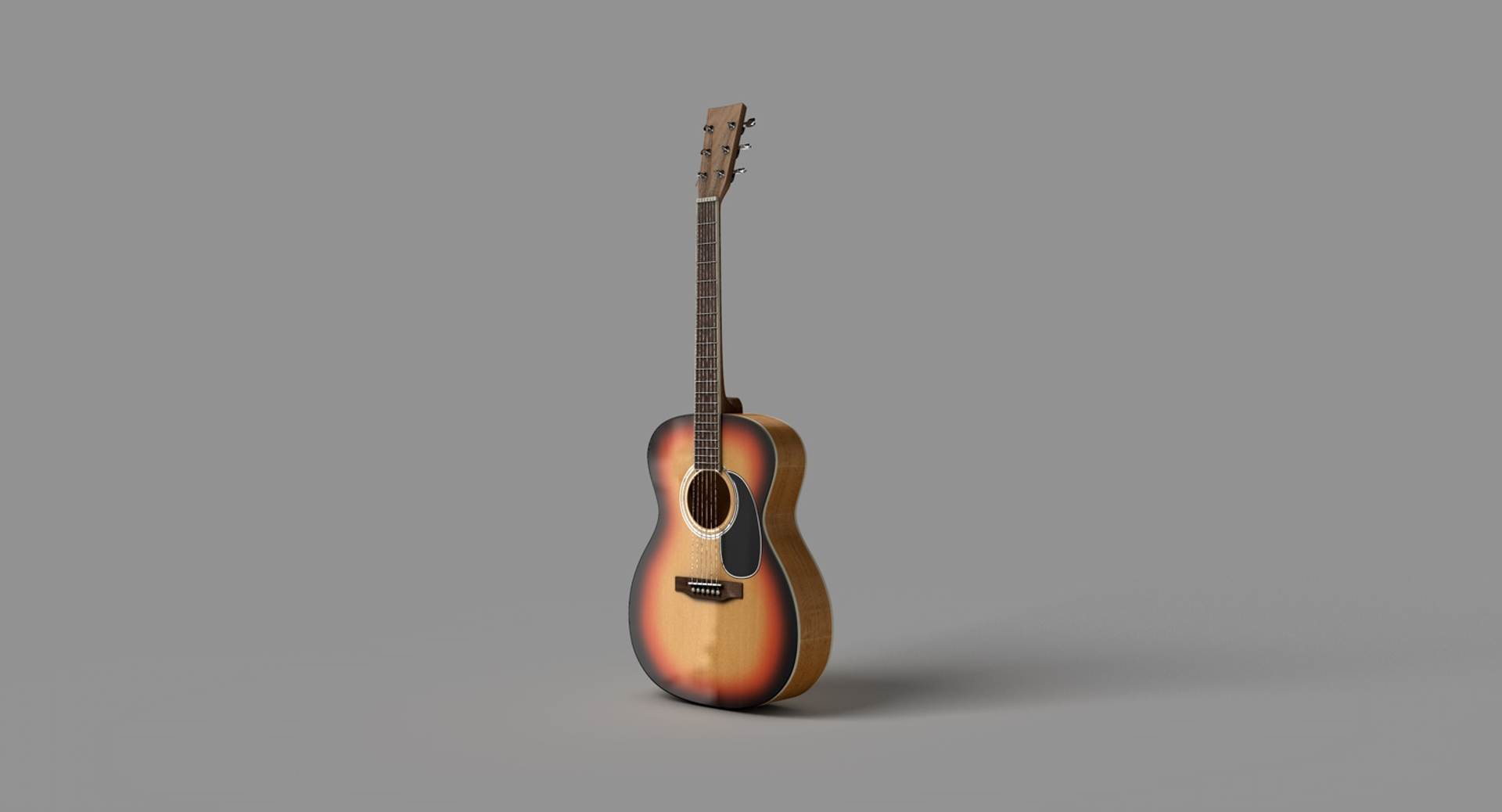 Acoustic Guitar 3D Model - TurboSquid 1394090