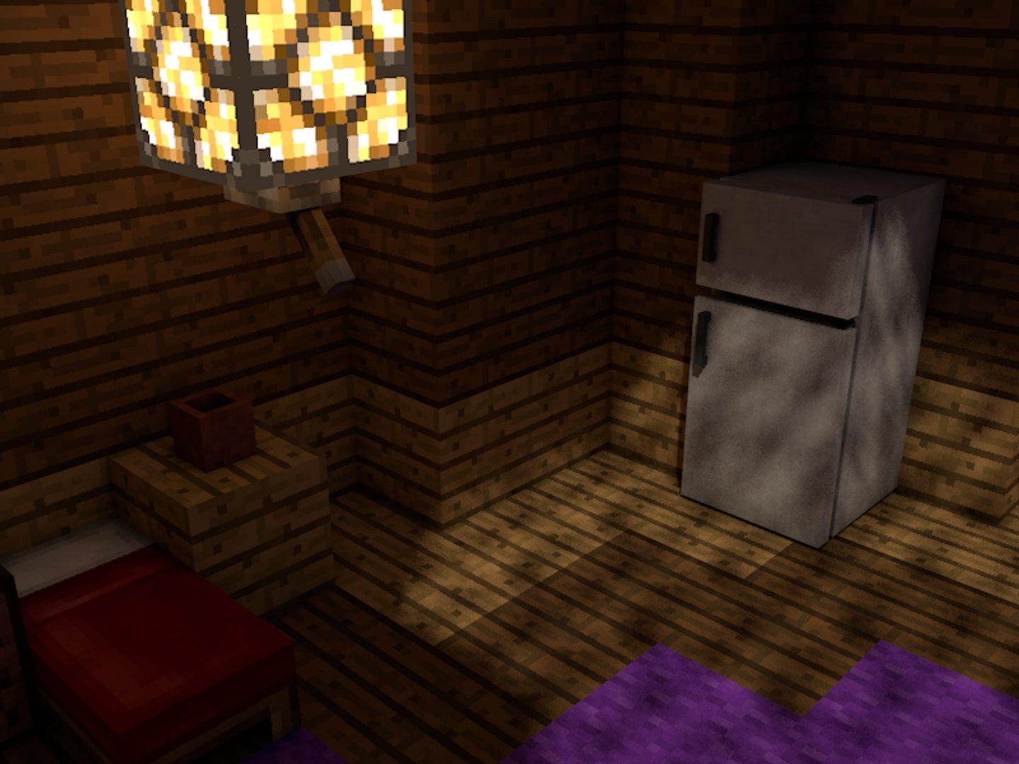 Minecraft Fridge C4d