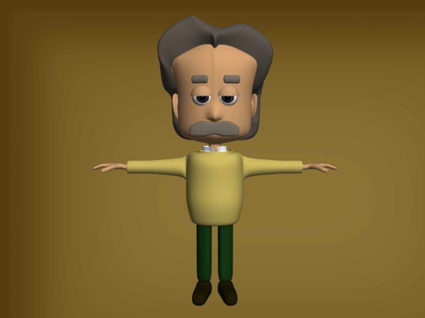 albert einstein 3d model