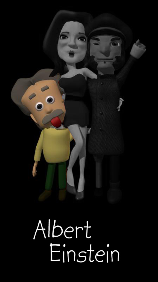 albert einstein 3d model