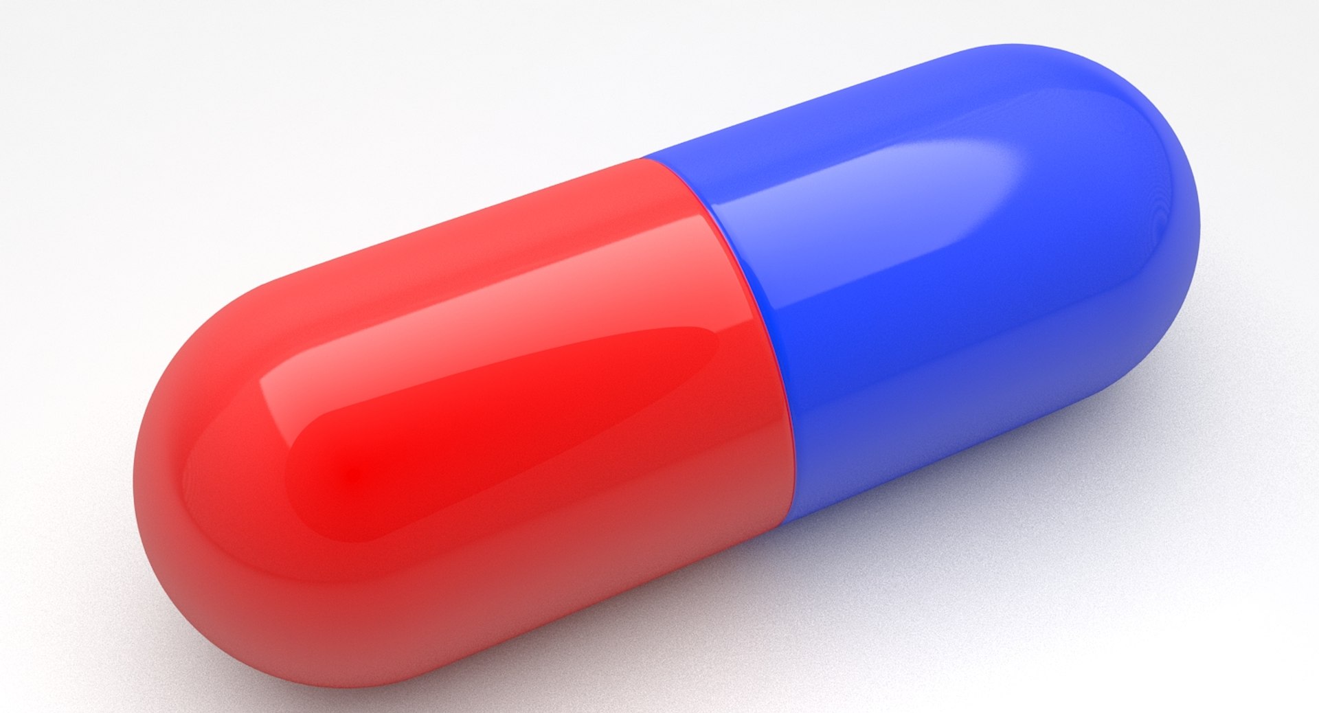 Blue Red Pill 3d Model