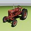 Rusty Old Tractor 3d Model