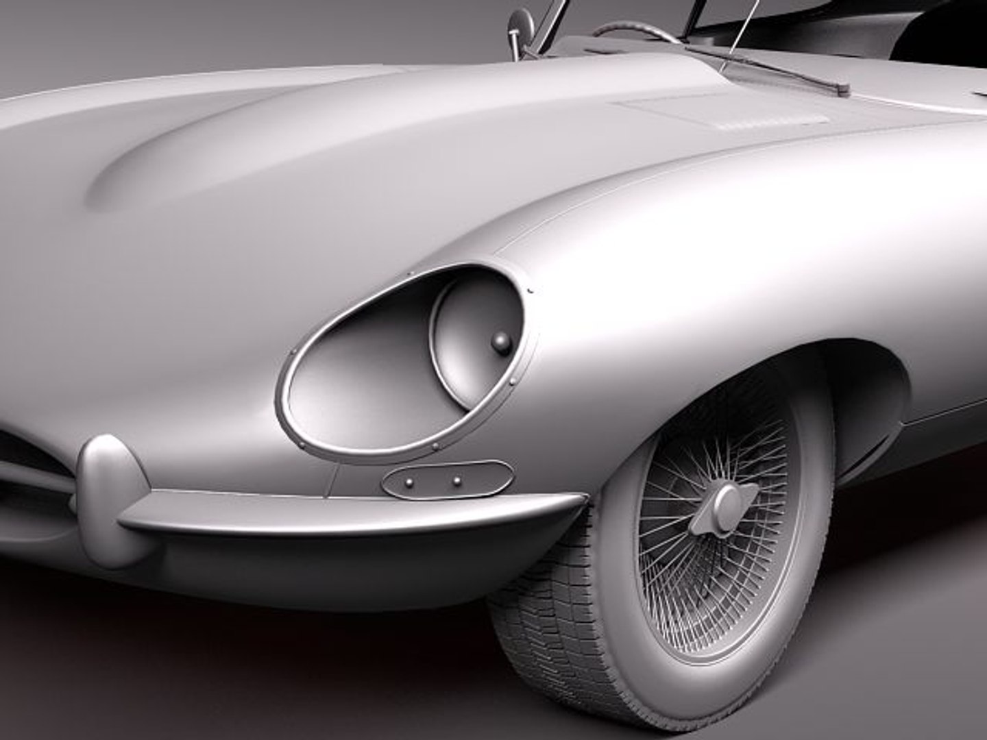 Etype E Type E-type 3d Model