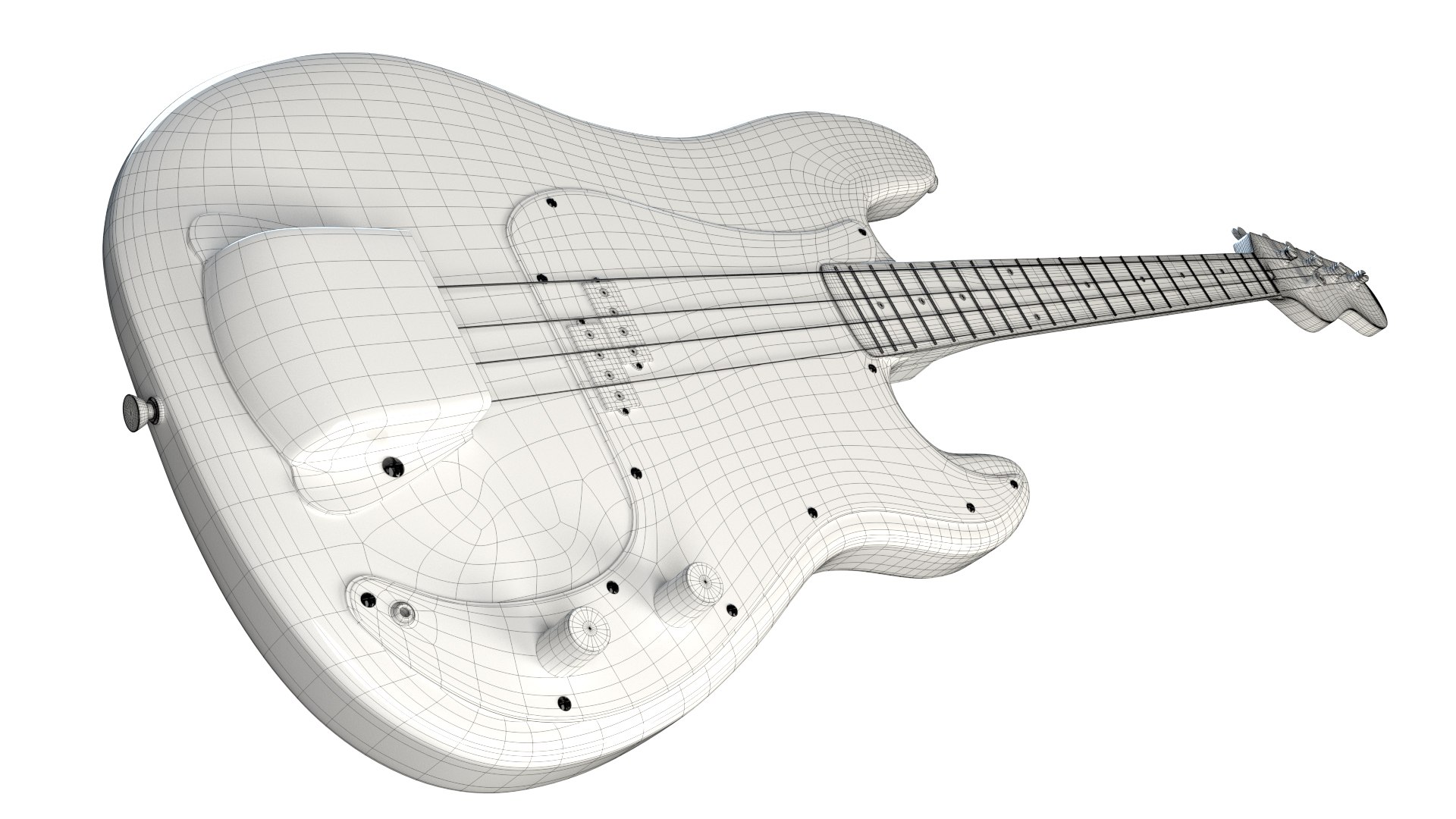 3D Guiter - TurboSquid 1979422