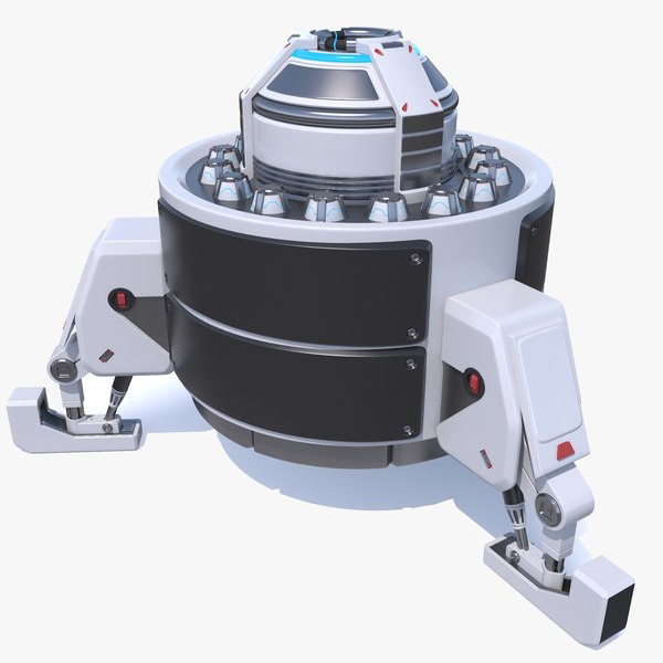 sci-fi module device 3d max