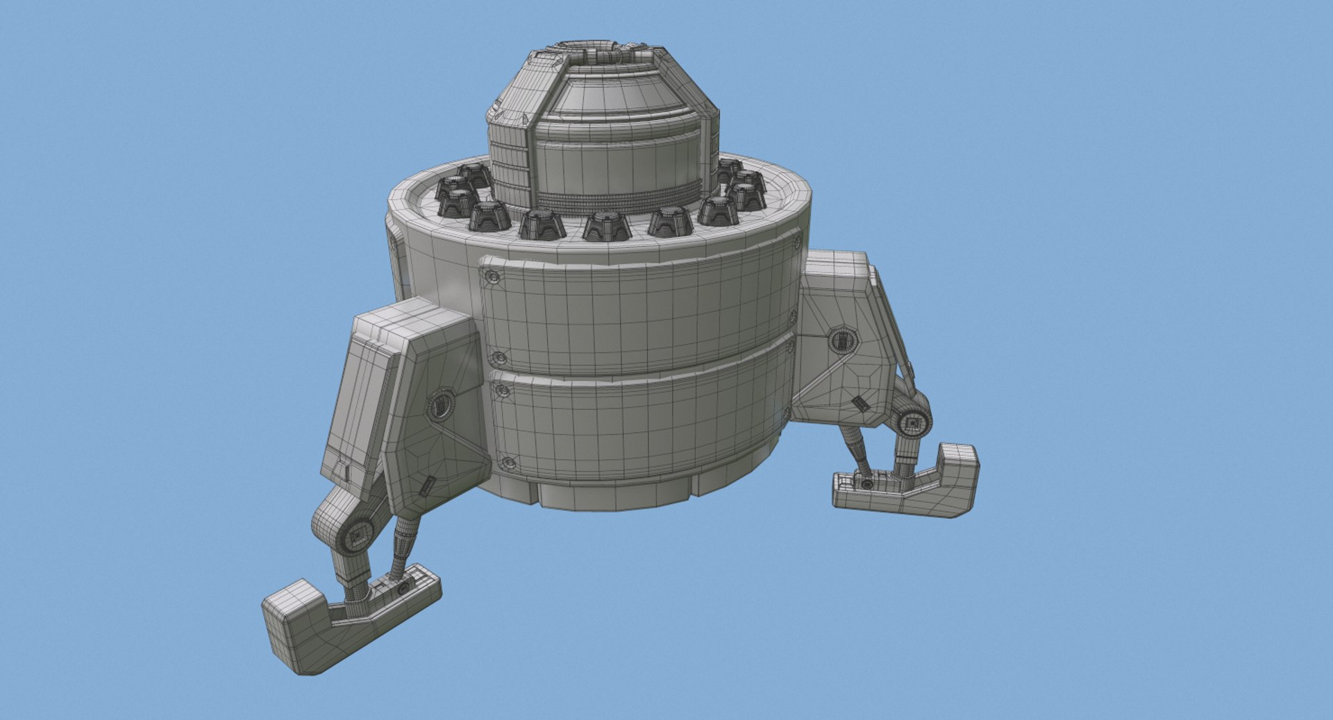 Sci-fi Module Device 3d Max