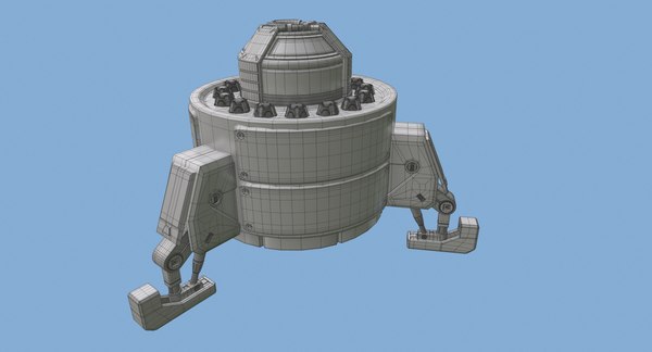 sci-fi module device 3d max