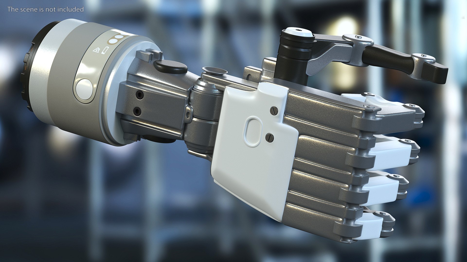 3D Arm Mechanical Into Fist model - TurboSquid 2113793