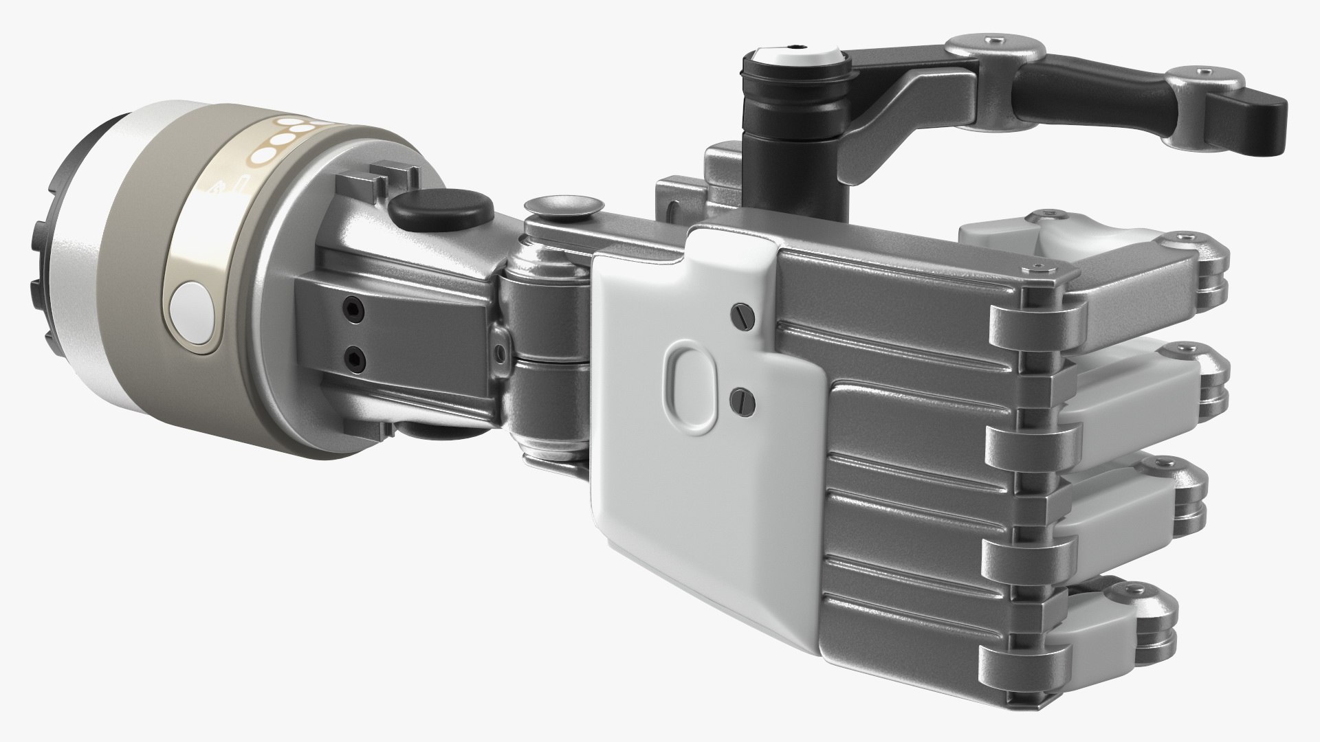 3D Arm Mechanical Into Fist model - TurboSquid 2113793