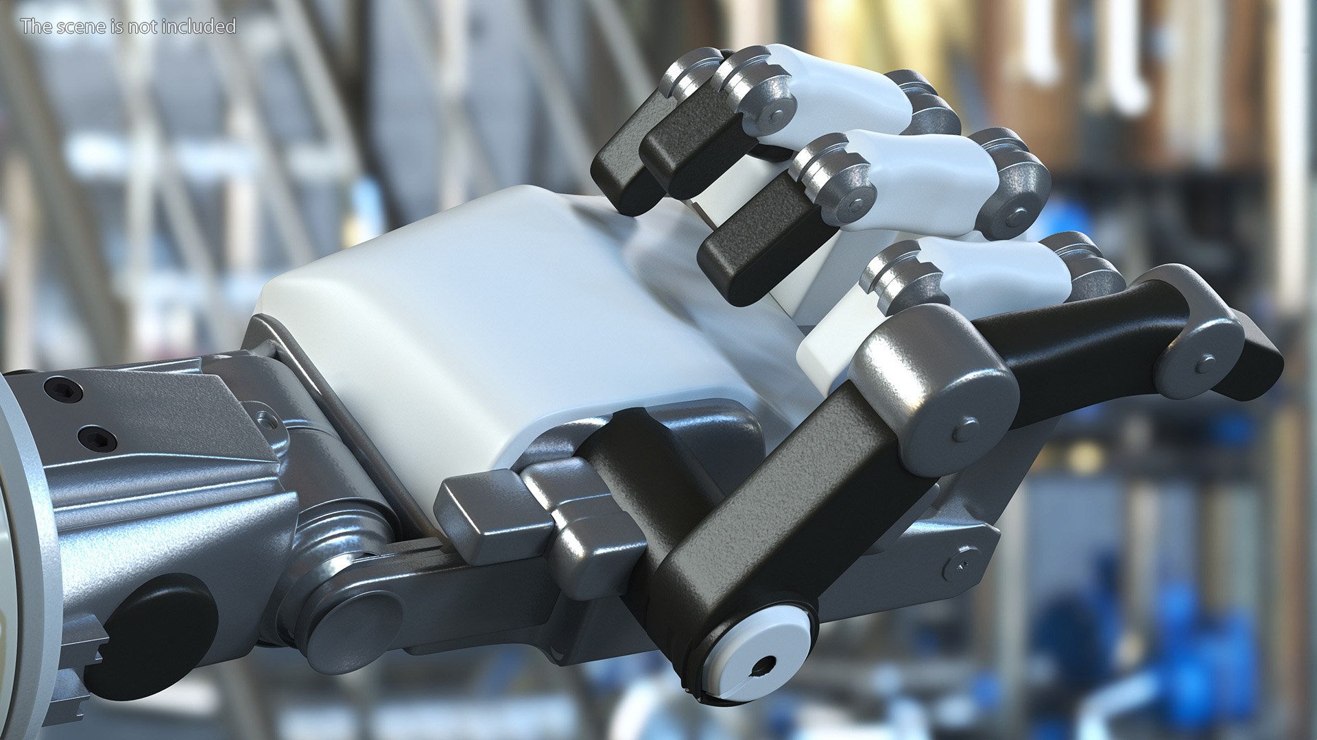 3D Arm Mechanical Into Fist model - TurboSquid 2113793