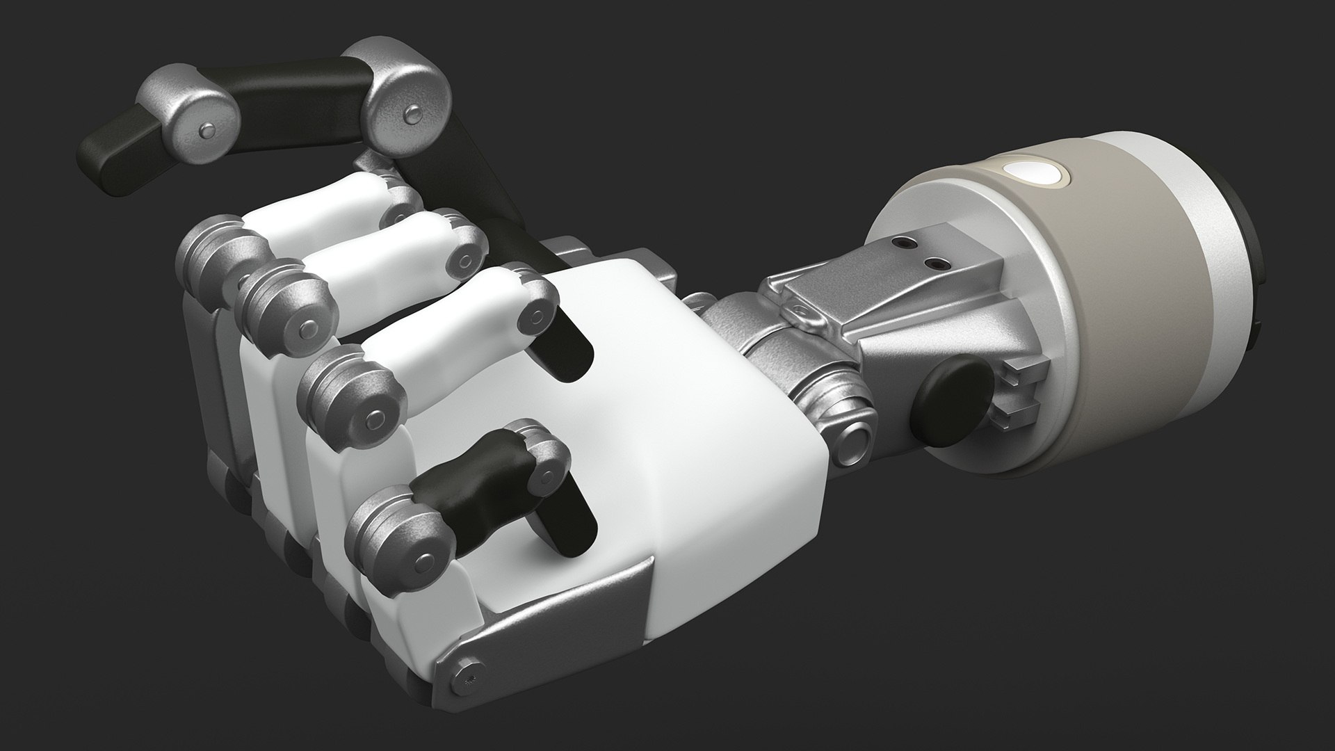 3D Arm Mechanical Into Fist model - TurboSquid 2113793