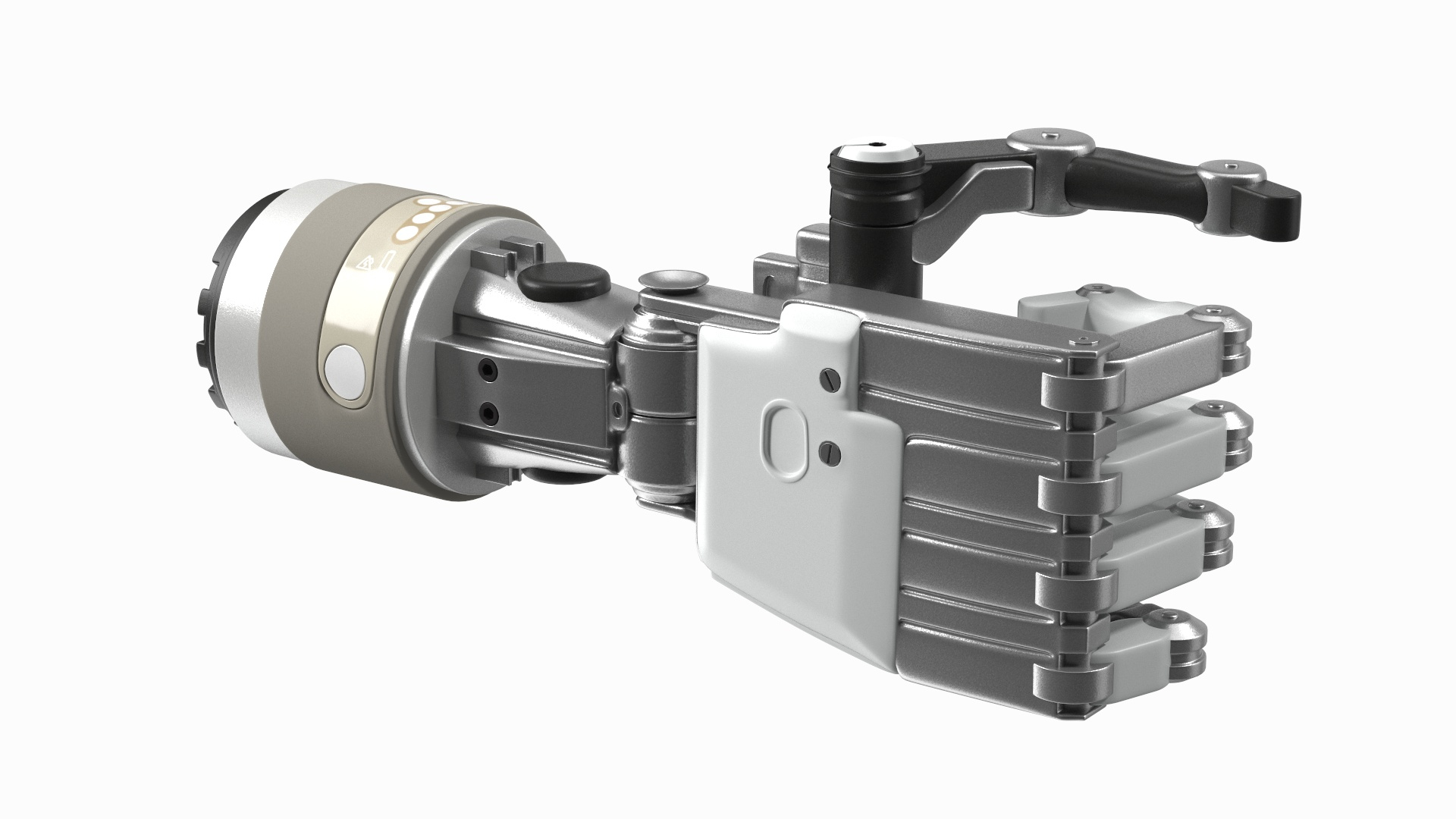 3D Arm Mechanical Into Fist model - TurboSquid 2113793