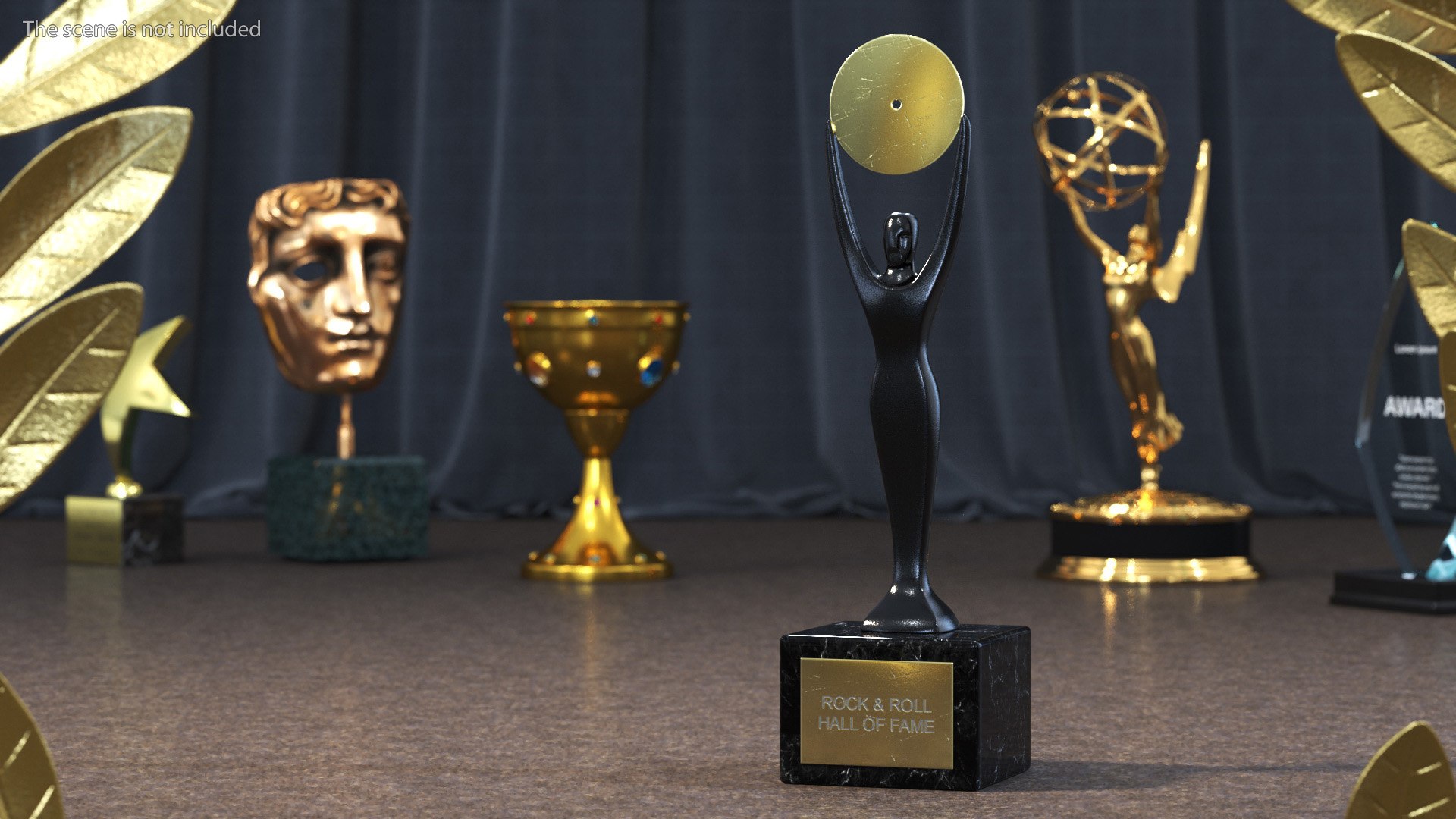 Rock And Roll Hall Of Fame Trophy 3D Model - TurboSquid 2041059