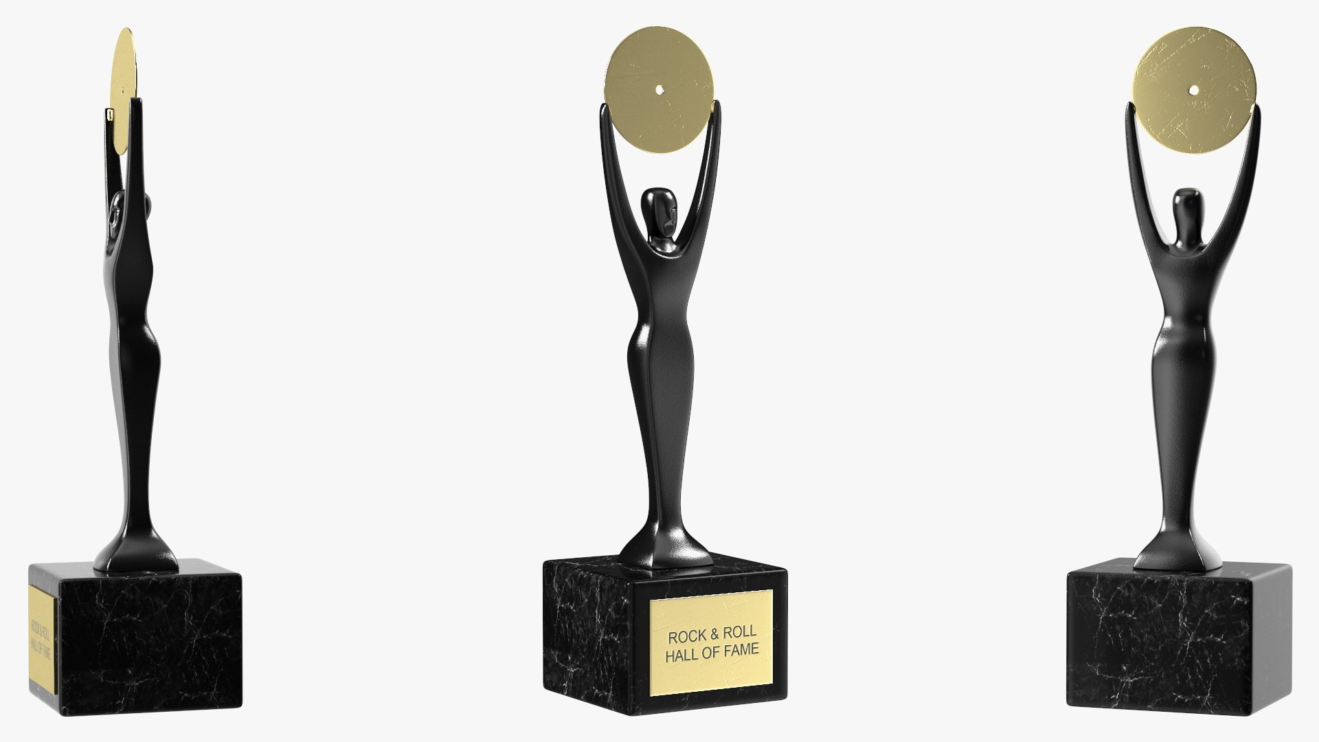 Rock And Roll Hall Of Fame Trophy 3D Model - TurboSquid 2041059