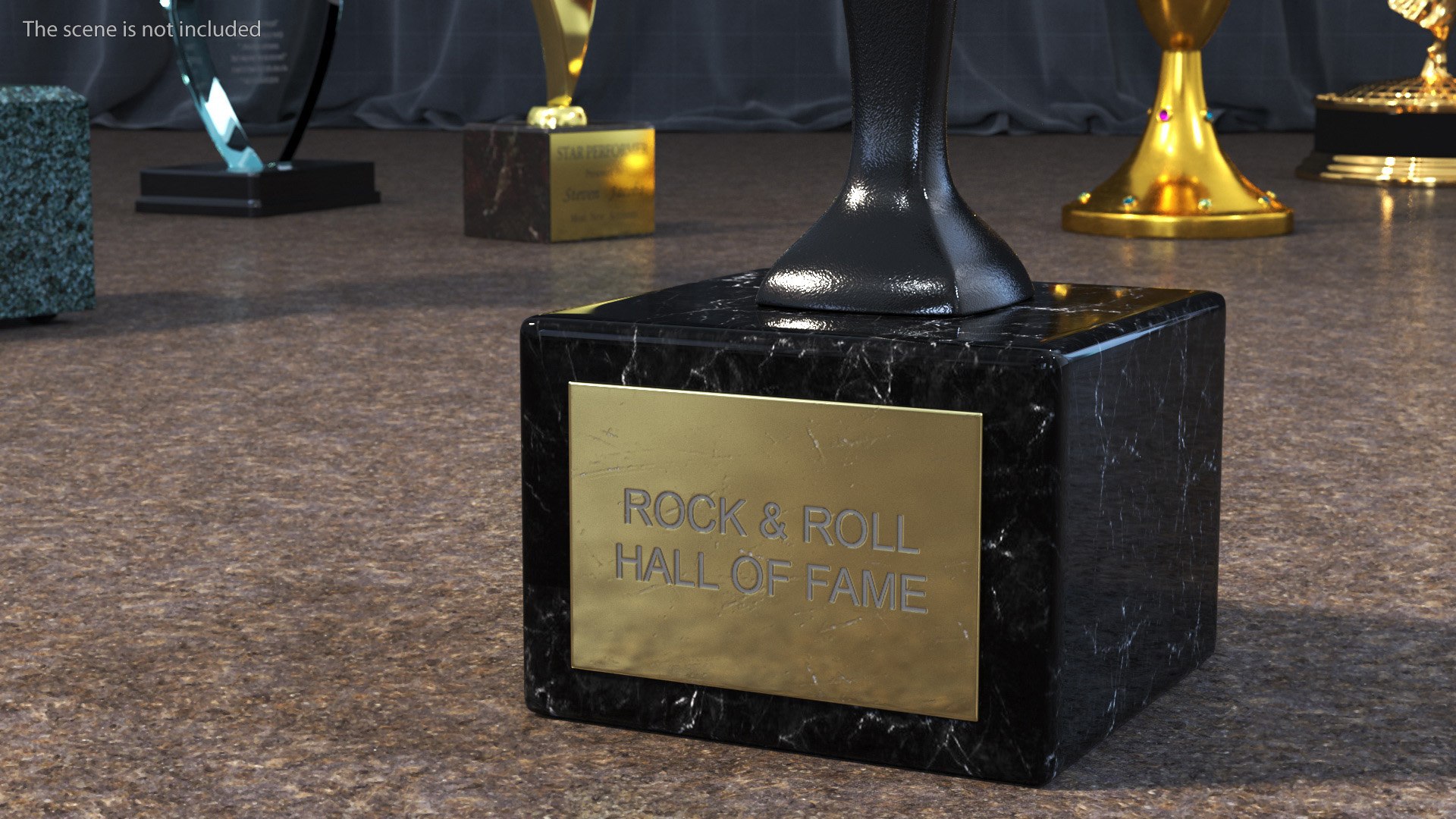 Rock And Roll Hall Of Fame Trophy 3D Model - TurboSquid 2041059