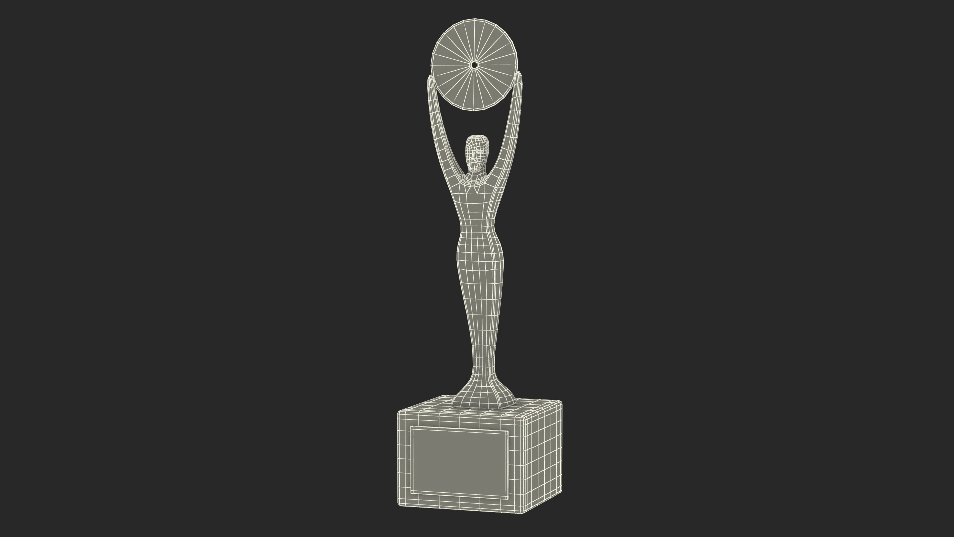 Rock And Roll Hall Of Fame Trophy 3D Model - TurboSquid 2041059