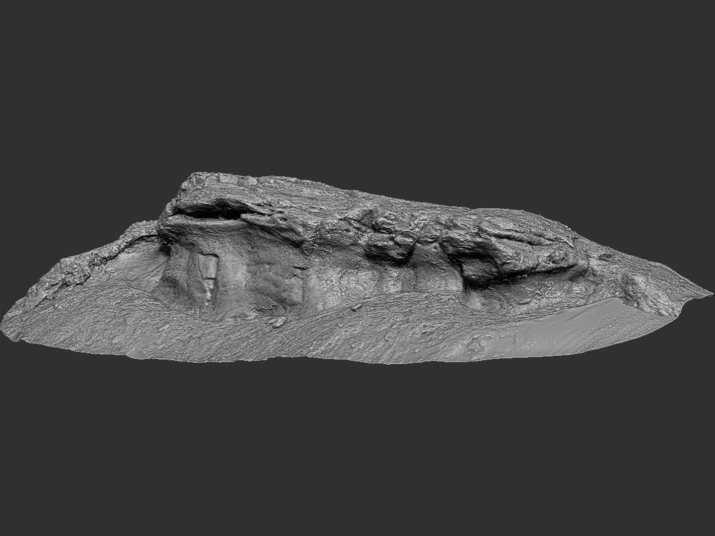 Desert cliff hd 3D model - TurboSquid 1238157