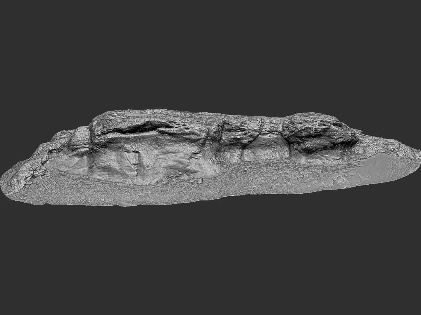 Desert cliff hd 3D model - TurboSquid 1238157