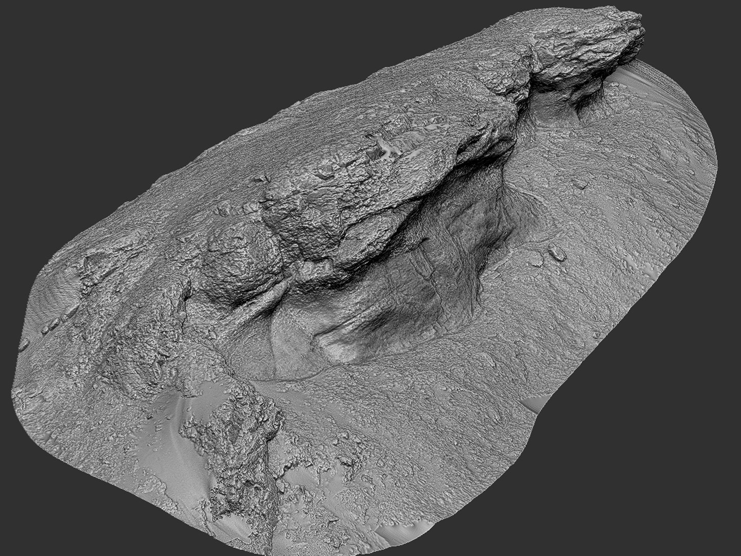 Desert cliff hd 3D model - TurboSquid 1238157