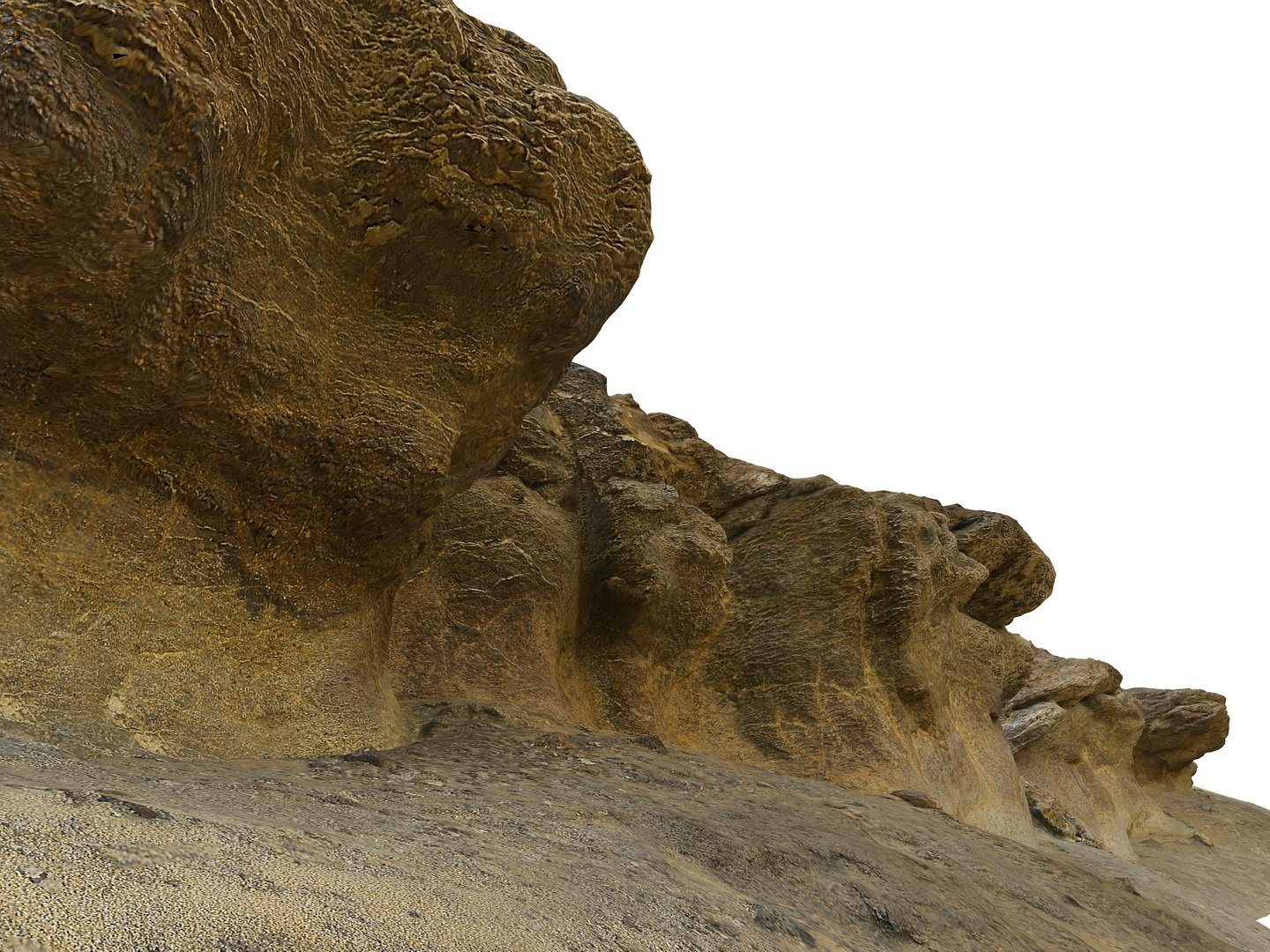 Desert cliff hd 3D model - TurboSquid 1238157