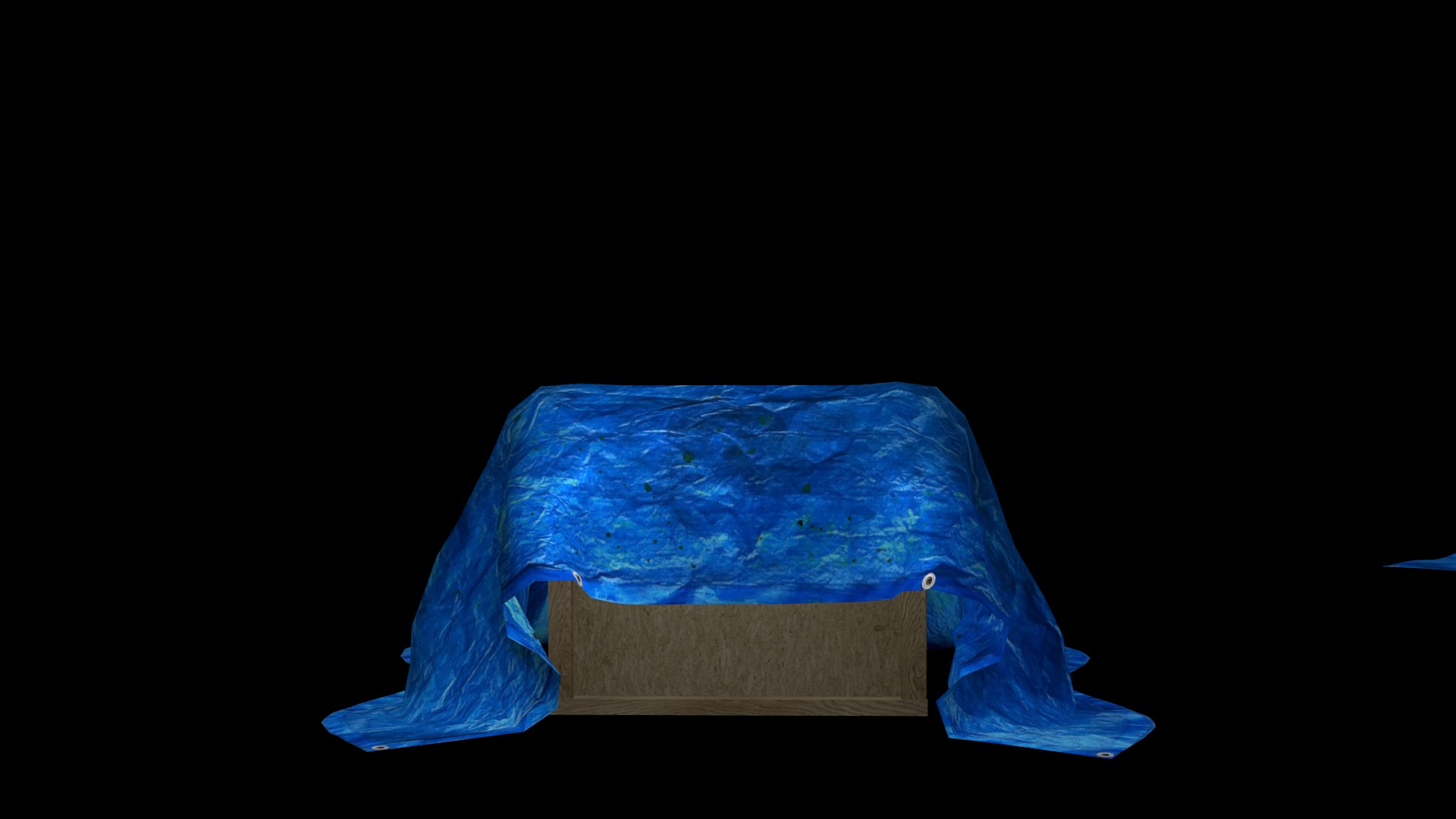 3d model tarp crate