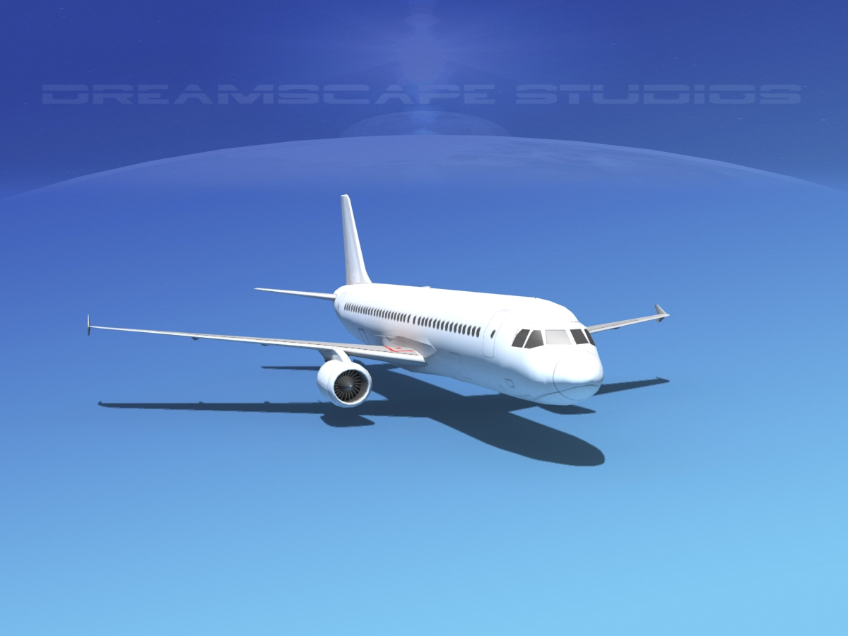 a320 airbus 3d model