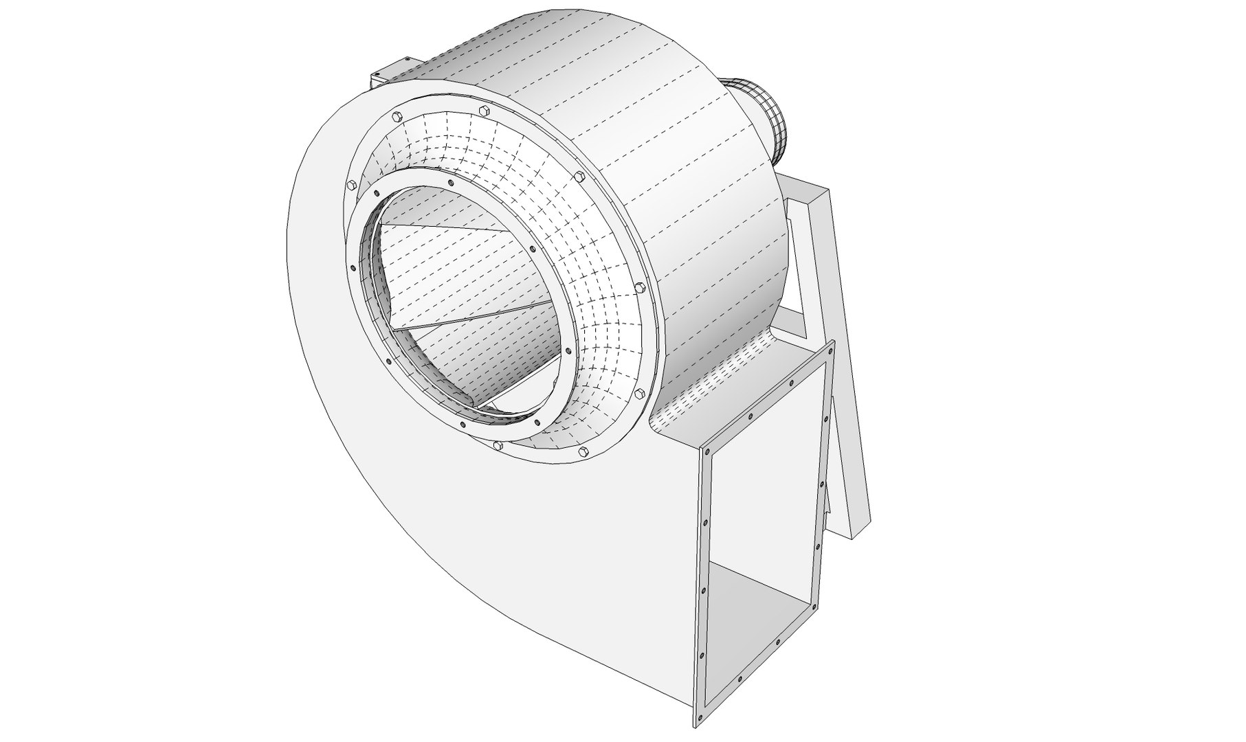 Industrial Blower Model - TurboSquid 2137473