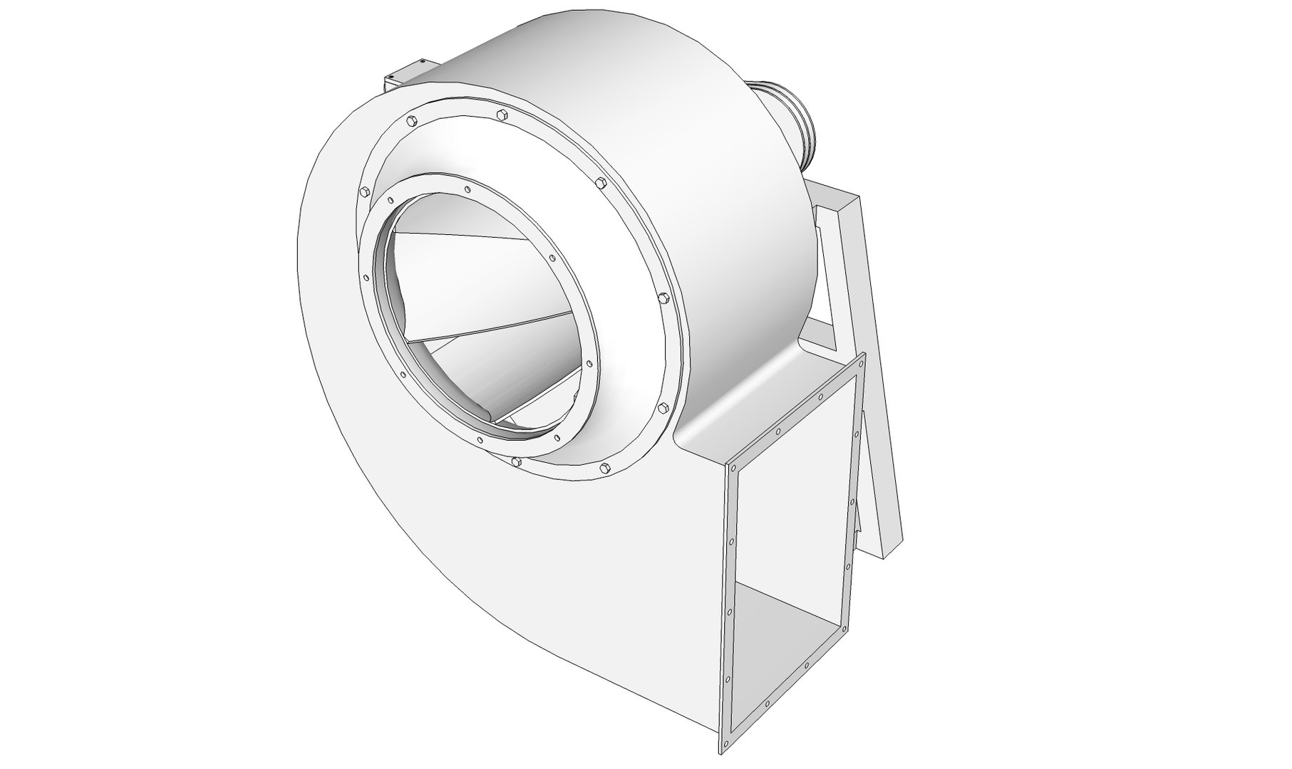 Industrial Blower Model - TurboSquid 2137473