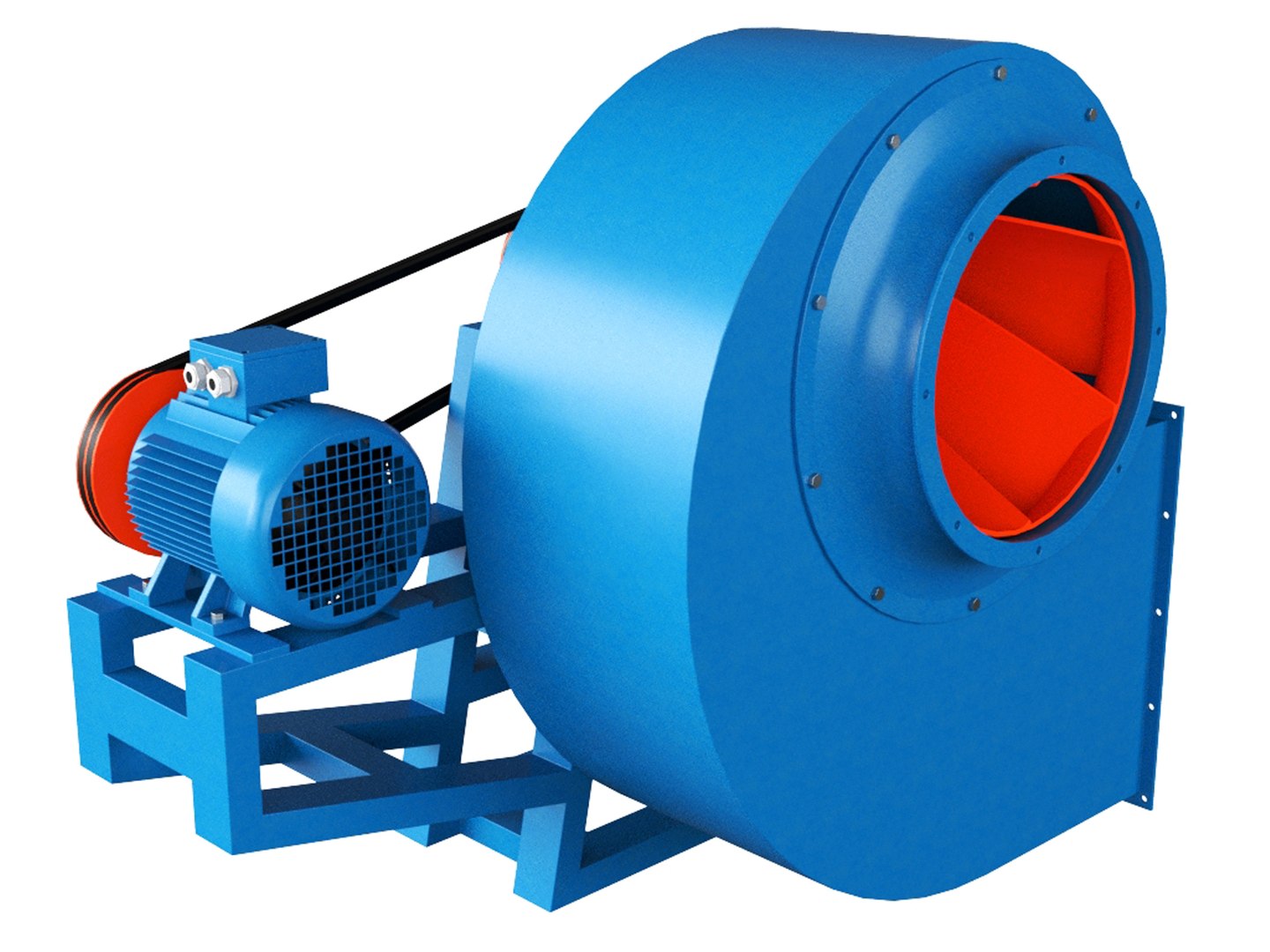 Industrial Blower Model - TurboSquid 2137473