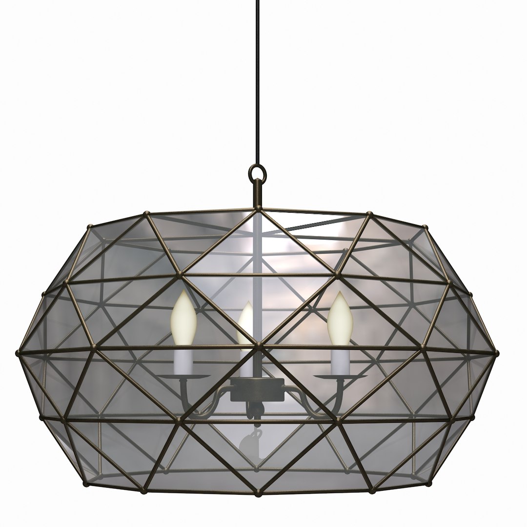 rozz clear pendant 3d max