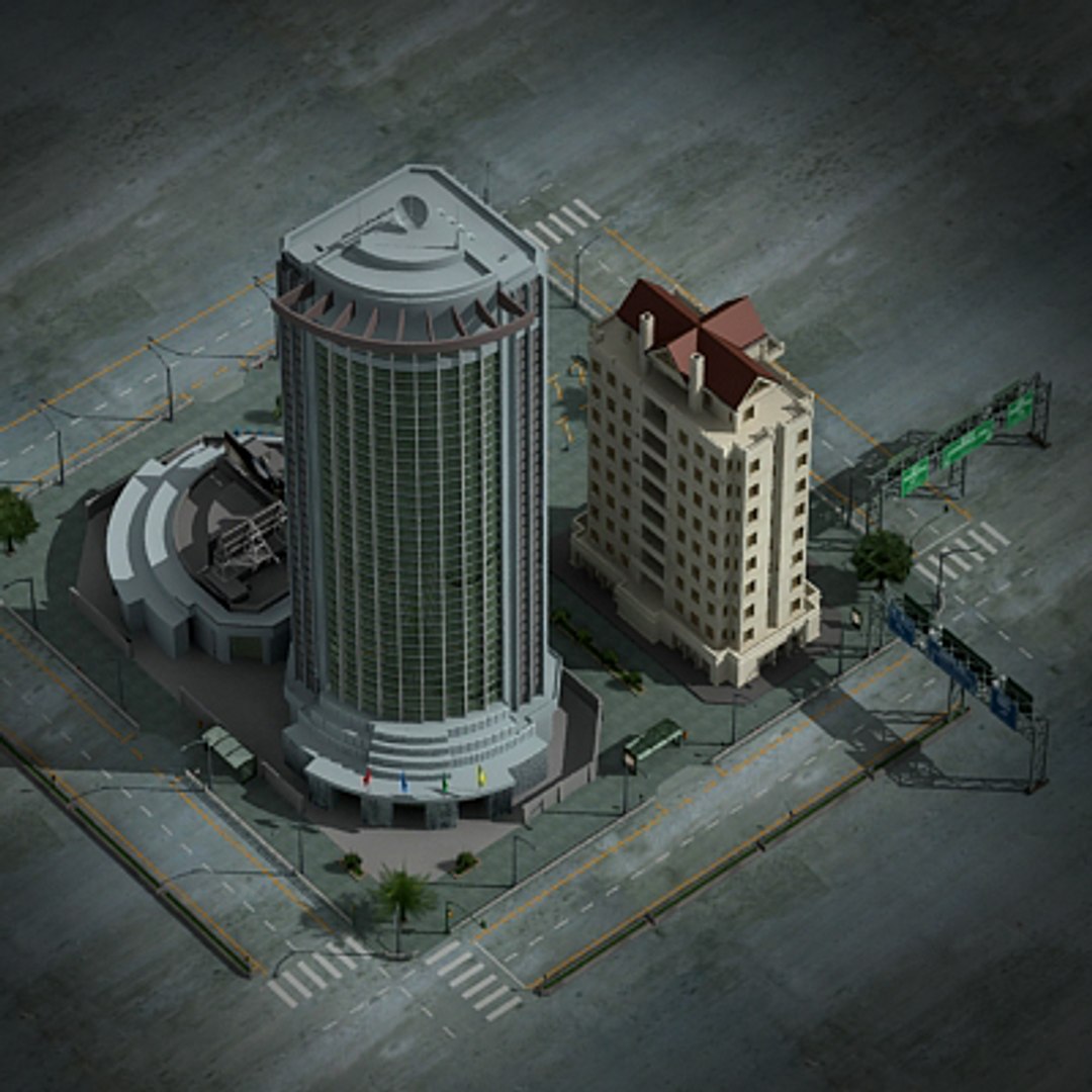 3d Definition City Block