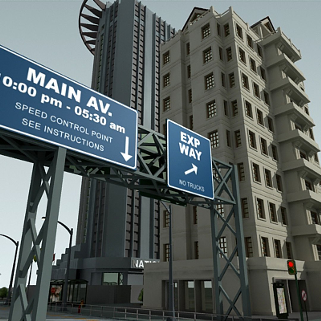 3d Definition City Block