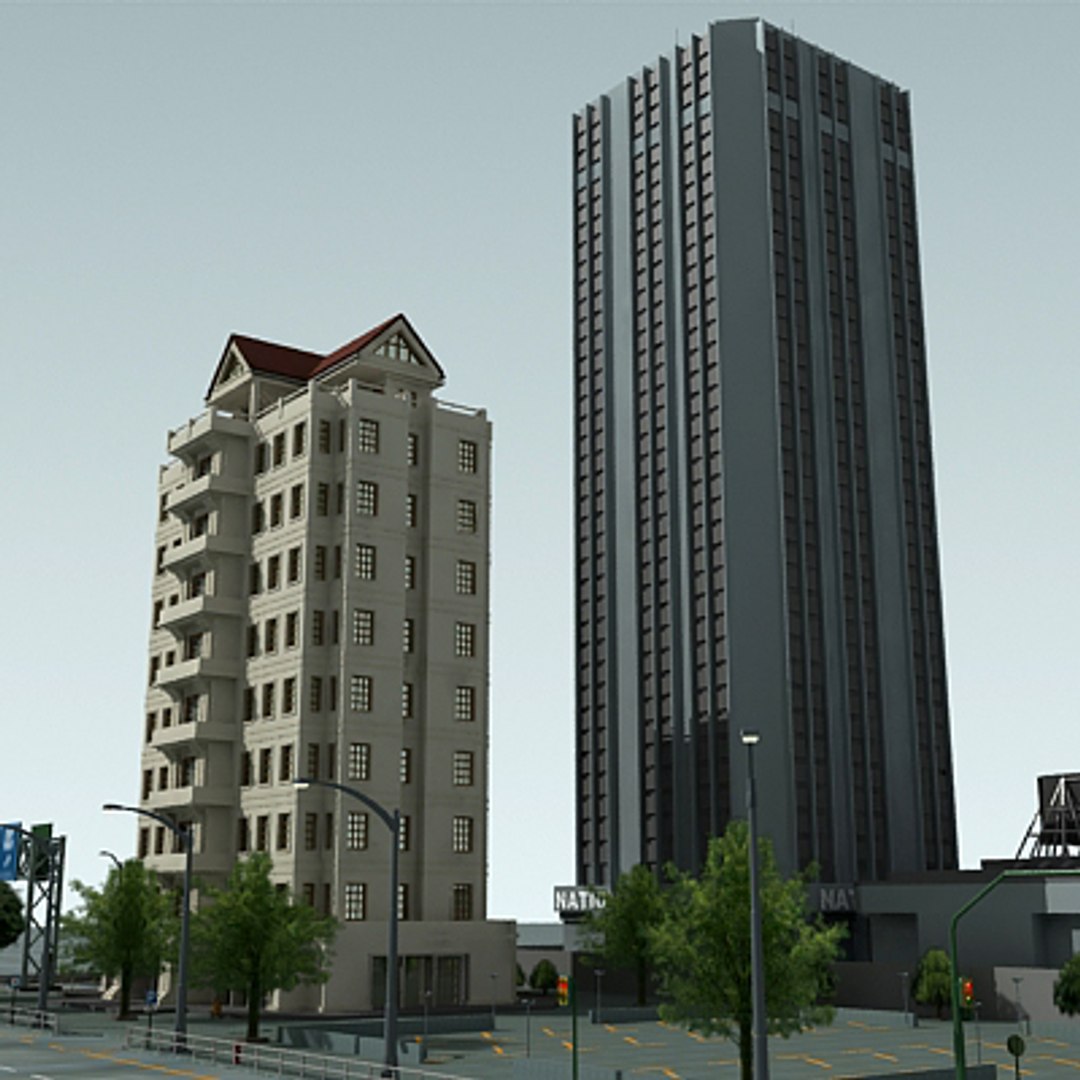 3d Definition City Block