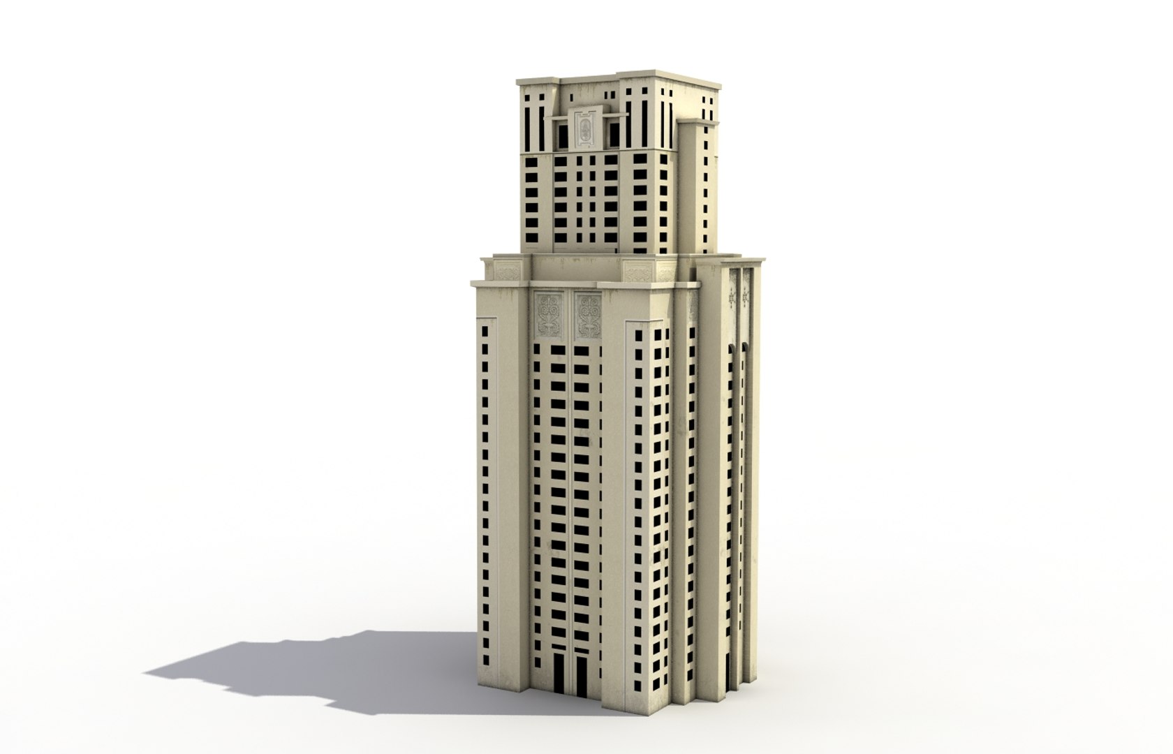 3d Tall Building Oriental Model