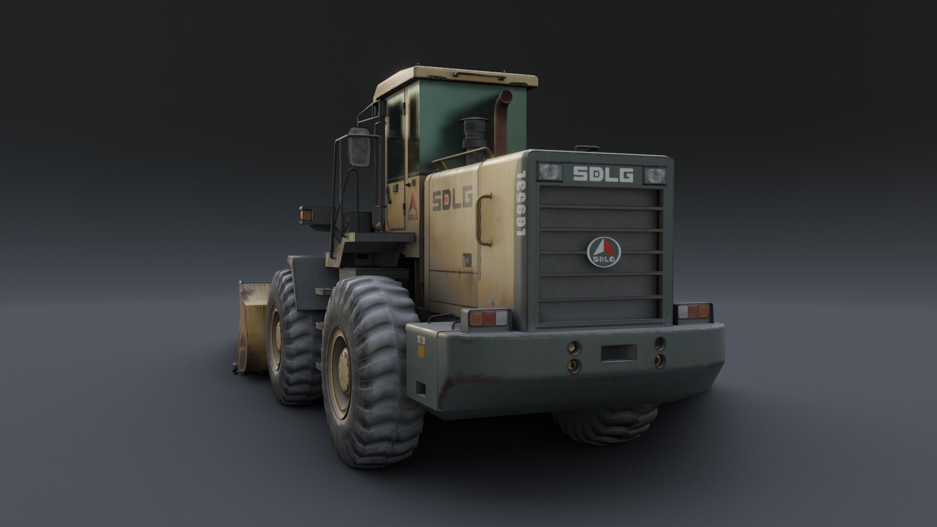 SDLG Bulldozer 3D Model - TurboSquid 2250947