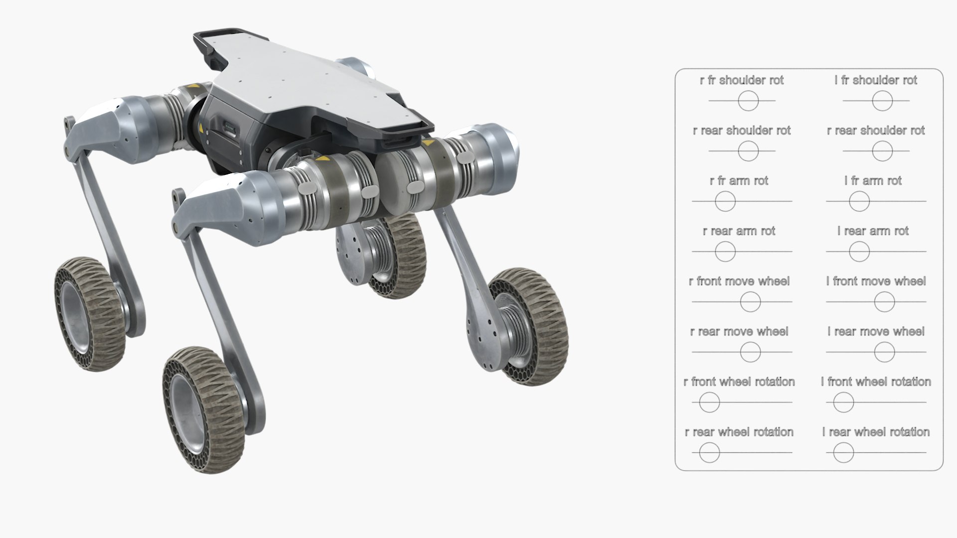 Lynx All Terrain Robot Used Rigged 3D Model - TurboSquid 2378212