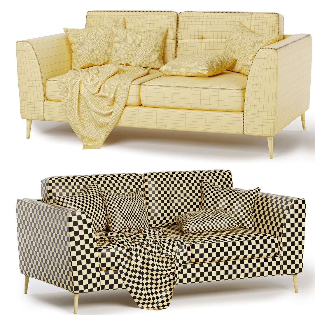 London Large Standard Back Sofa 3D - TurboSquid 2303883